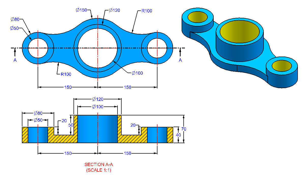 AutoCAD 3D Exercises - cadin360.com